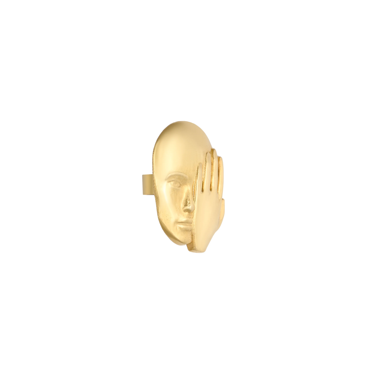 18K Gold Plated Here I Am Ring