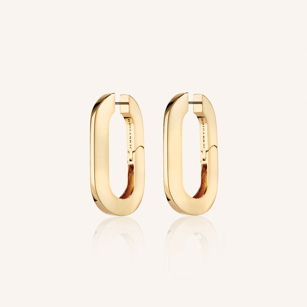 14K Gold Plated Mega U-Shaped Earrings