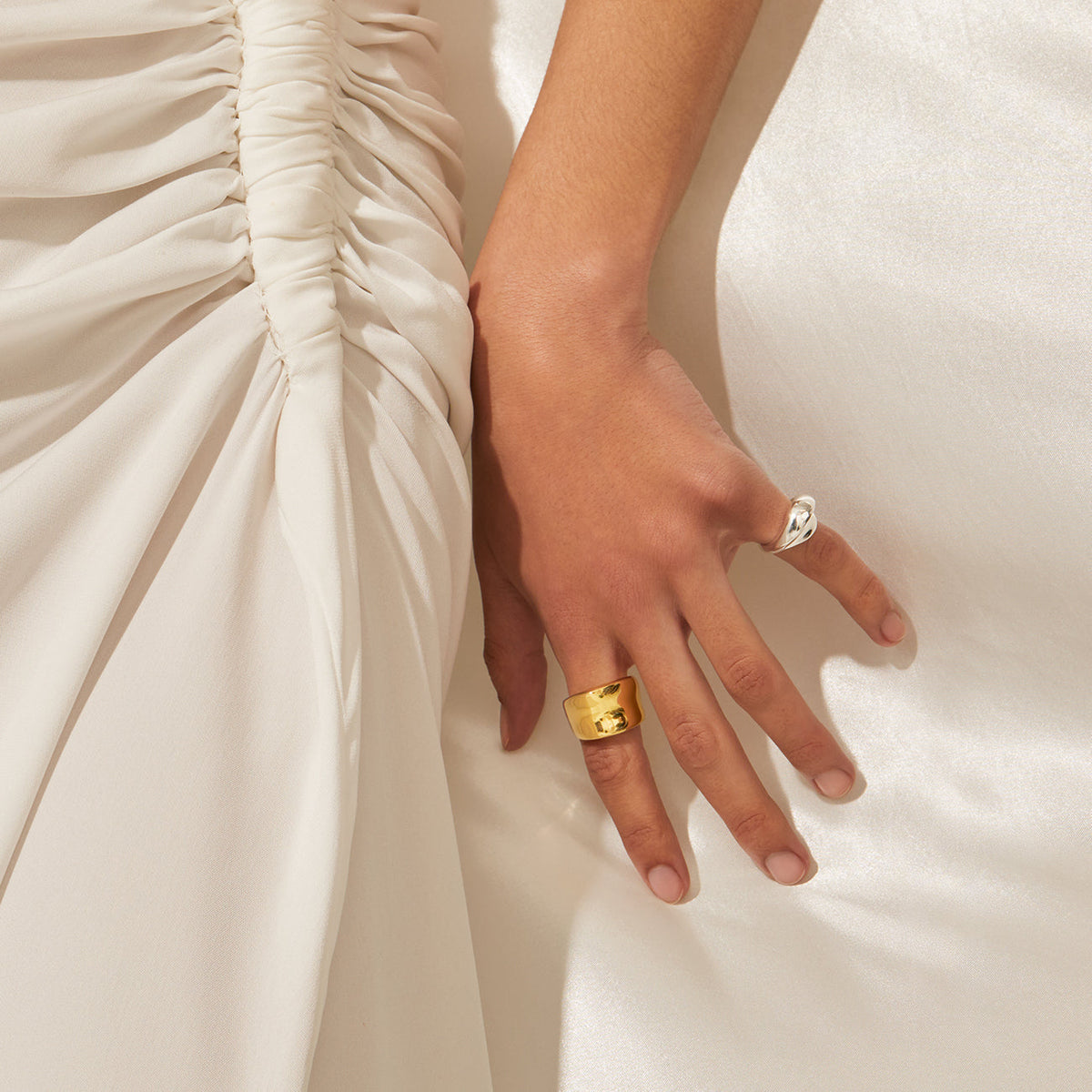 14K Gold Statement Viviana Ring